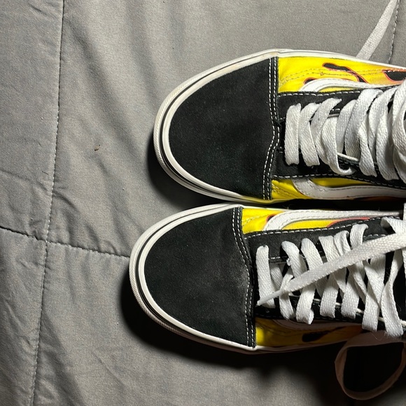 Vans | Shoes | Cool Shoes Fire Vans | Poshmark